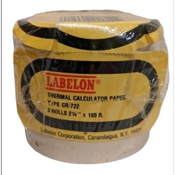 LABELON | Office | Nos Thermal Calculator Paper 3 Pack Labelon Texas Instrument Sealed Prop Cr ...